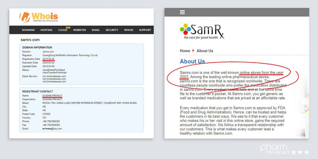 SamRx.com Reviews | Scam or Legit? - PharmReviews.net